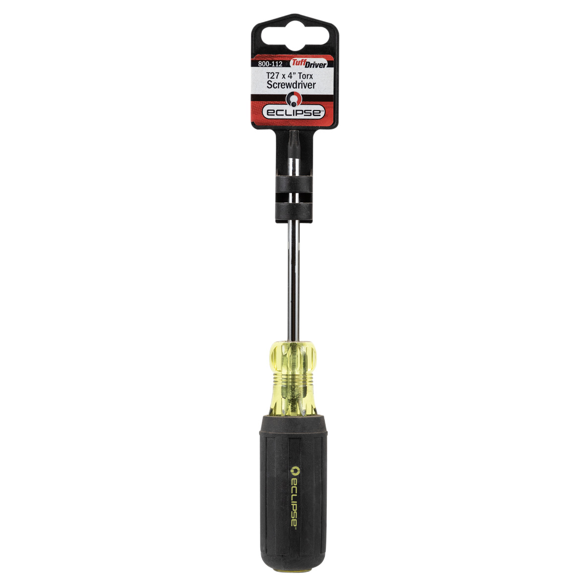 Star Tip Rubber Grip Screwdriver T27x4″ – Eclipse Tools